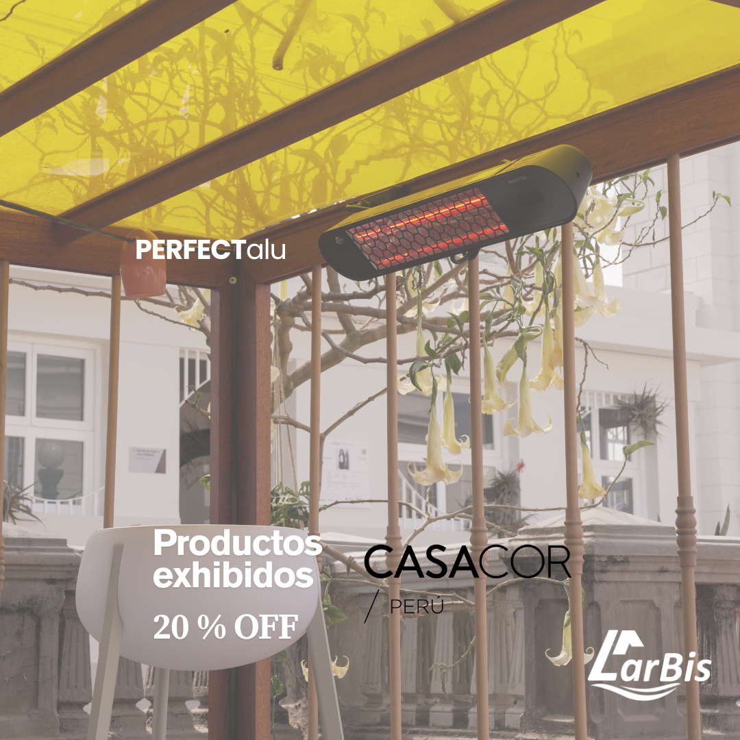 Calefactor de exteriores LarBis PERFECTalu 2KW WIFI ALEXA IP65 - LarBis ...